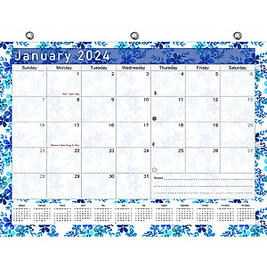 2023-2024 Calendar 16 Months Student Calendar/Planner for 3-Ring Binder, Desk, or Wall -v022