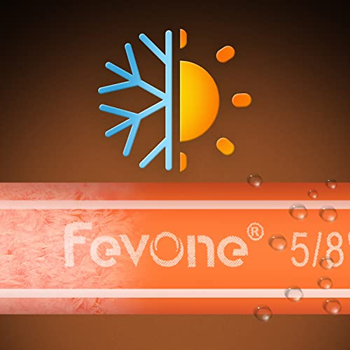 Fevone Garden Hose 25ft Heavy Duty Water Hose 5/8 Garden Hose 25 feet Flexible Garden Hose, Lawn & Garden Watering Equipment, 3/4 Solid Fittings, Drinking Water Safe