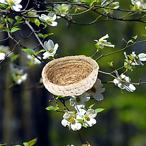balacoo Quail Cage Place House Hatching Household Incubation Birds Resting Parakeet Breeding Container Cockatiel Budgie Decorative Bunny Bed Chinchillas Straw Home Nests Hanging Courtship Bird Cage
