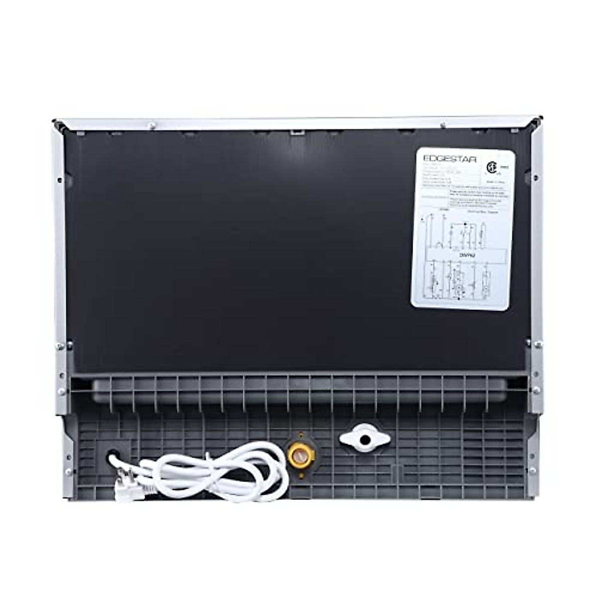 EdgeStar DWP62WH 6 Place Setting Portable Countertop Dishwasher - White