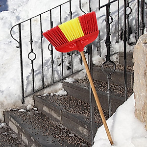 Mobestech 6pcs Broom Head Sweeping Brush Heads Pooter Sweeper Head Broom Replacement Head Brooms Broom Outdoor Broom Accessories Broom Parts Plastic Household Barre Red