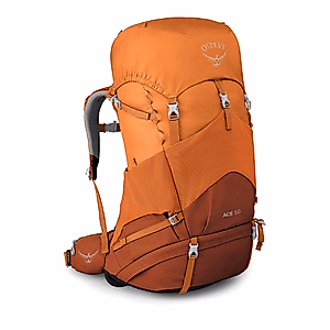Osprey Ace 50 Kid's Backpacking Backpack , Orange Sunset