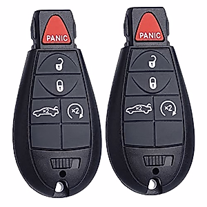 Remote Key Fob FOBIK Replacement Fits for Dodge Challenger 2008 2009 2010 2011 2012 2013 2014 Charger 2009-2013 Durango 2009-2013 Chrysler 300 IYZ-C01C Keyless Entry Remote Start Control