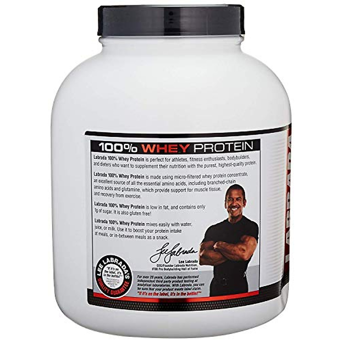 Labrada Nutrition 100% Whey Protein Chocolate 4.13 Pound