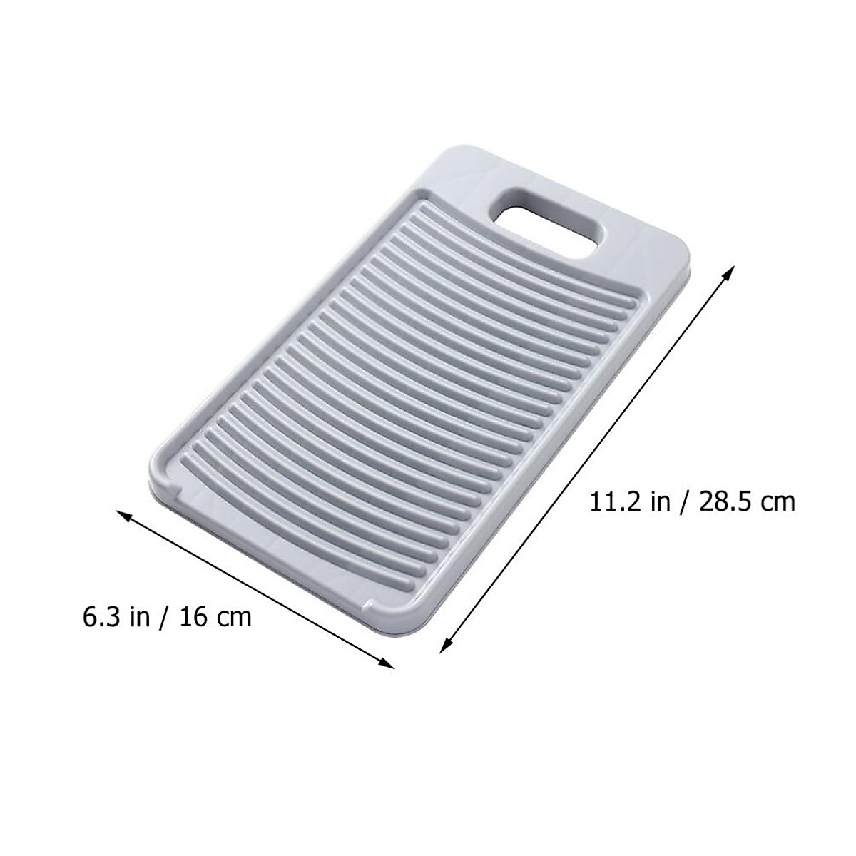 Cabilock Washing Washboard Hangable Plastic Washboard Washing Board Cleaning Laundry Washboard Household Non-slip Washboard Scrubbing Board for Laundry Hand Wash