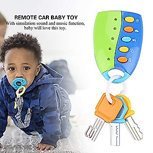 Baby Car Toy Music Function Remote Control Car Baby Toys Functional Safe Adorable Easy Operation Toddler for Kids Toddler Nursery (Blue)