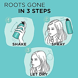 L'Oreal Paris Root Cover Up Temporary Gray Concealer Spray, Hair Color Spray with Filling & Thickening Coverage, Dark Blonde, Packaging May Vary