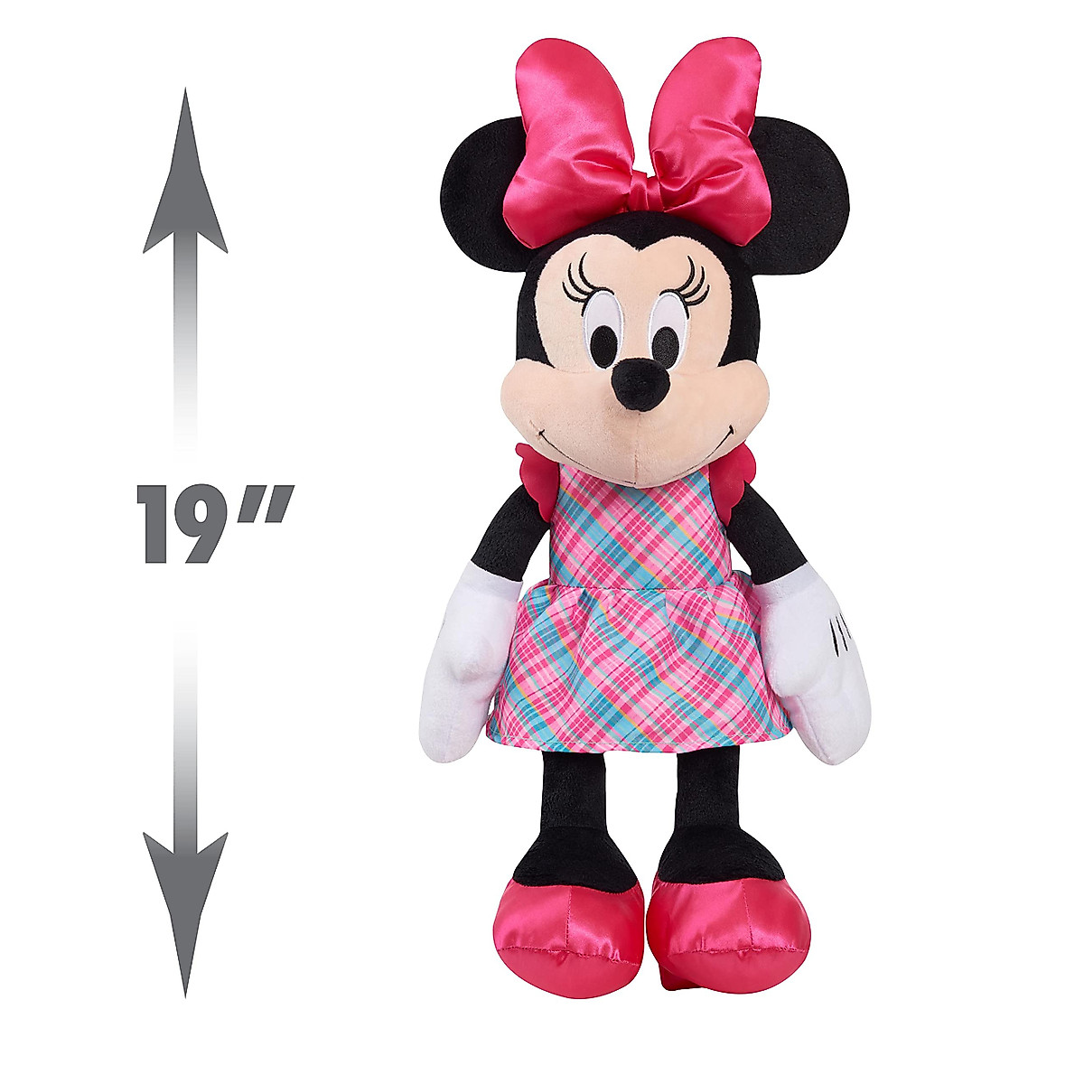 Disney Minnie Mouse Easter Large 19-inch Plush, Stuffed Animal, Mouse, Officially Licensed Kids Toys for Ages 2 Up by Just Play