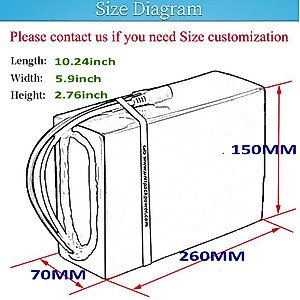 Unit Pack Power Electric Bike Battery - 48V Ebike Battery for 1800W/1500W/1200W/ 1000W Bicycle - Lithium ion Battery for E-Scooter(48V 20Ah)