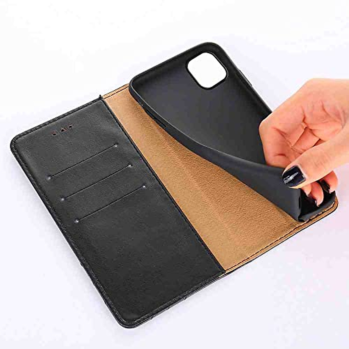 BANLEI2U Phone Cover Wallet Folio Case for LG V20, Premium PU Leather Slim Fit Cover for LG V20, Protective Cover, Black