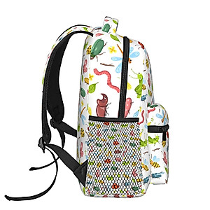 Insect Backpack Cute Laptop Backpack Animal Tablet Travel Picnic Bag Cute Backpack Bag for Women Men