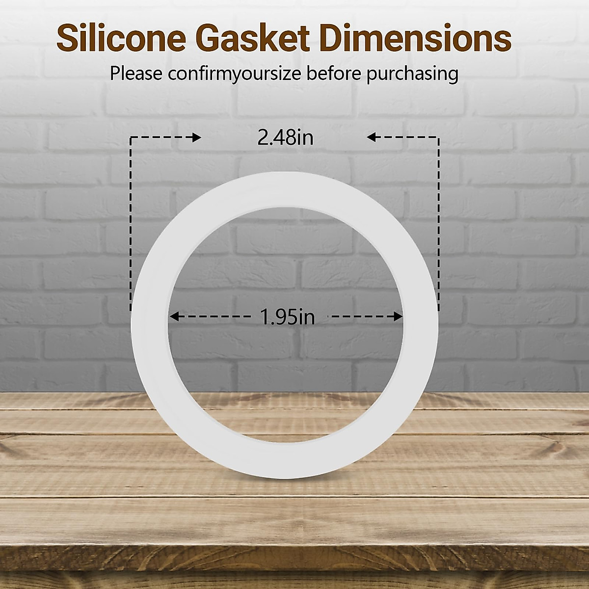 Gasket Seal Ring Replacement for Aluminium Stovetop Coffee Maker Pots 3 Cups & 4 Cups Spare Food Grade Silicone (Better Than Rubber) -8 PACK