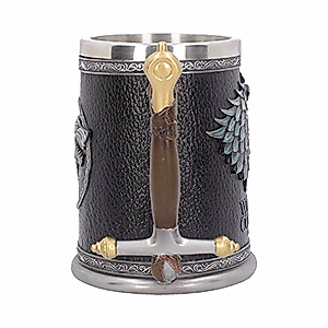 Nemesis Now Winter is Coming Tankard Game of Thrones Mug 23cm Black