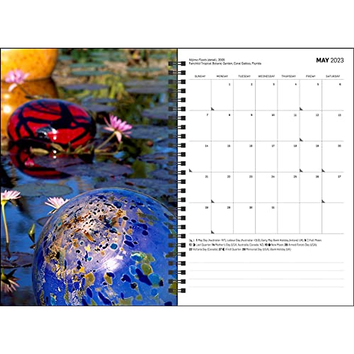 Chihuly 12-Month 2023 Weekly Planner Calendar