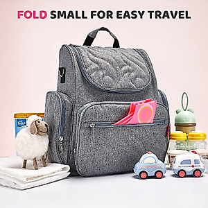 Gimars Portable Travel Potty Seat for Toddlers, Large Folding Travel Potty Seat For Kids Fits All Shape Toilet, Foldable Toilet Seat for Boys & Girls With 6 Non-Slip Silicone Pad, Free Carry Bag, Pink