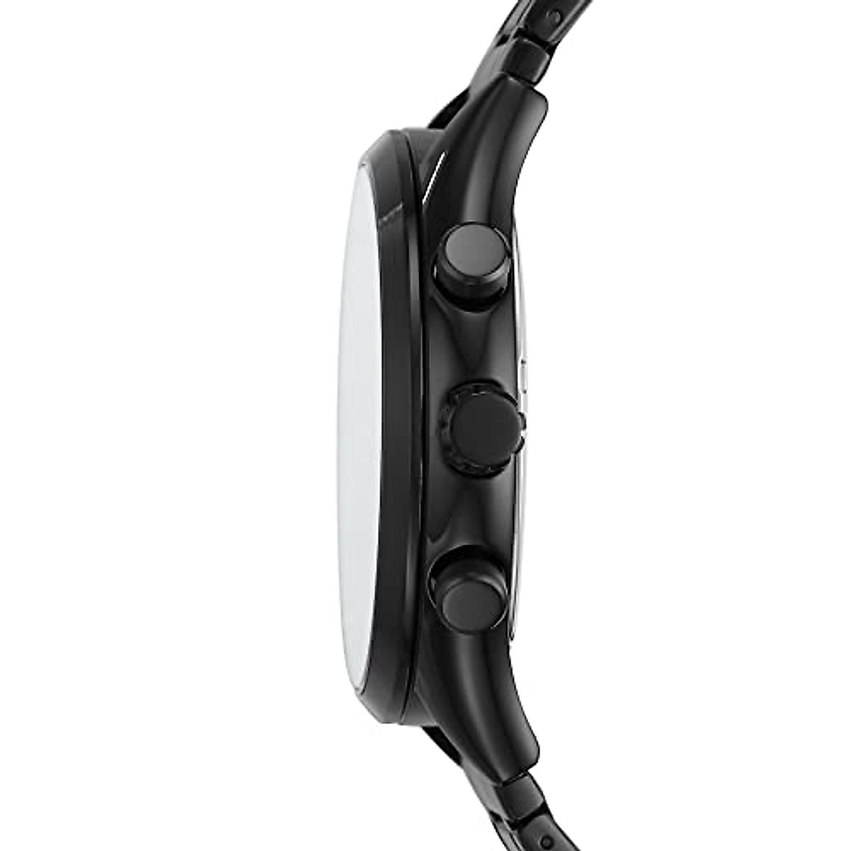 Fenmore Midsize Multifunction Black Stainless Steel Watch