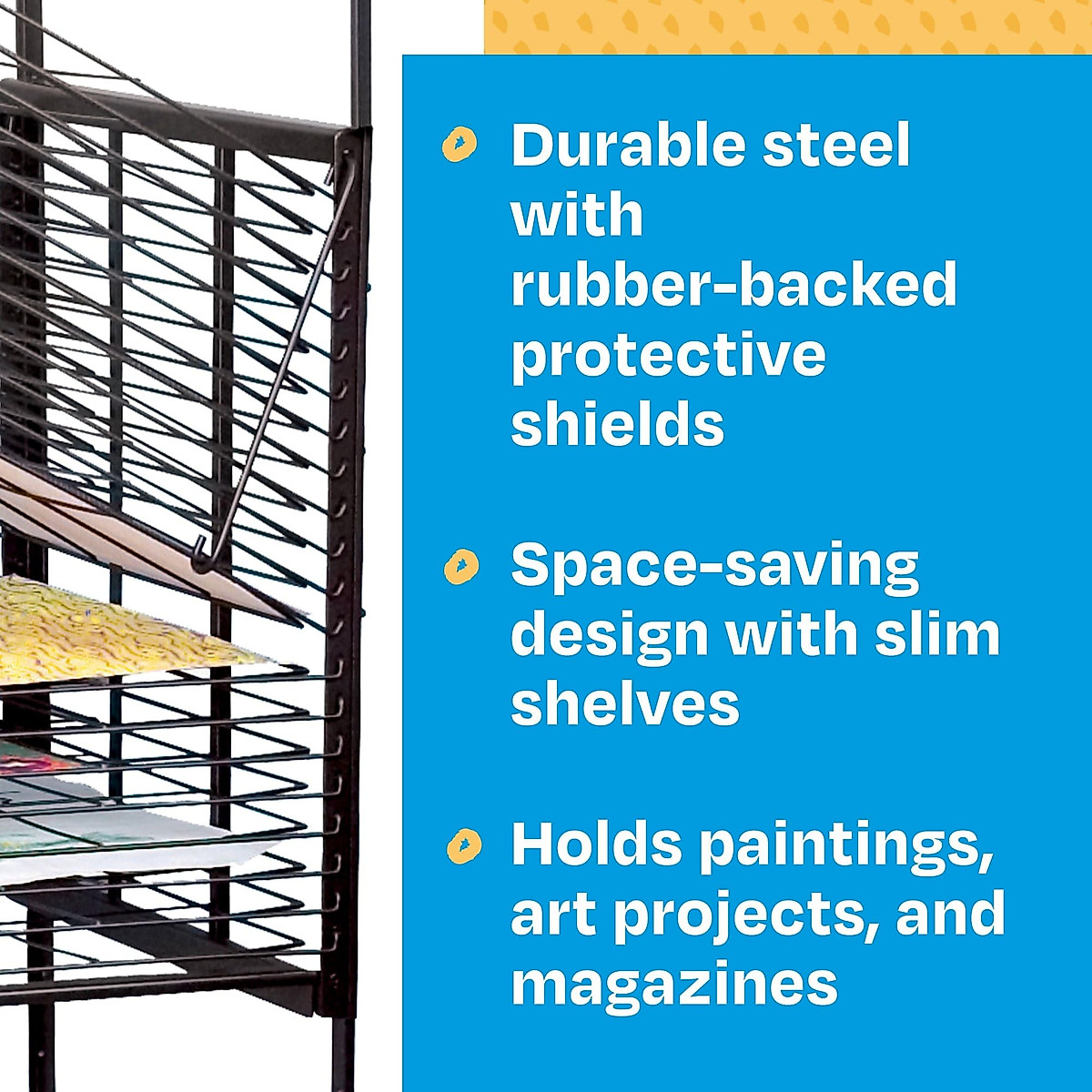 Sax-409129 Over-The-Door Drying Rack, 20 Shelves , 4-1/2 x 21-1/2 in