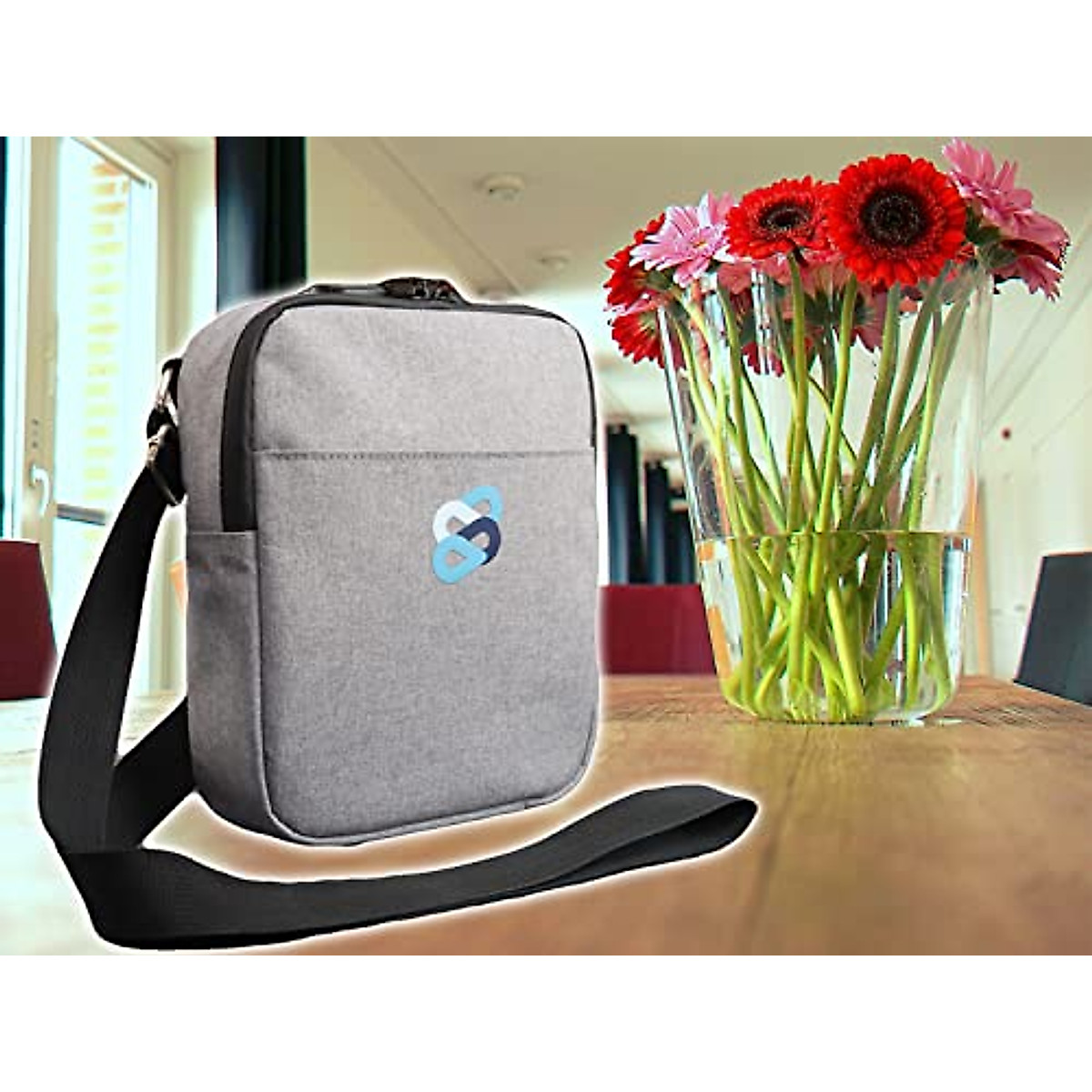 SOLIT Smell Proof Bag with Combination Lock | Activated Carbon Lining | Odor Proof Material | Crossbody Sling Bag | Waterproof Shell | Medicine Bag | Advanced SBS Zipper