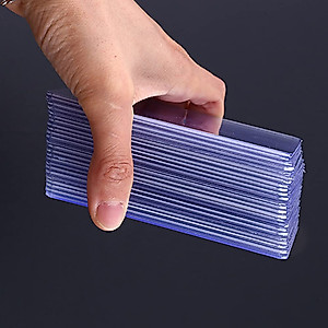 Card Sleeves, 3 x 4 Inch Toploader Card Protector Trading Card Topload Holder Card Protector Holder for Superstar Pokemon, Sports, MTG, Yugioh Card (100PCS)