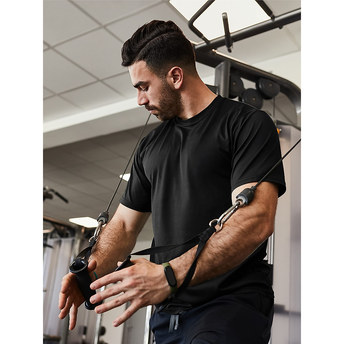 Dry Fit Tshirts Shirts For Men 3 Pack Moisture Wicking Quick Dry Mesh Performance Tees Gym Tech T Polyester Sublimation Active Athletic Crew Short Sleeve Workout Running Tops ( Multipack 3, XL )