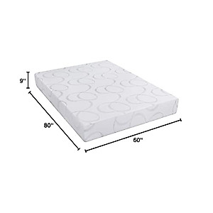PrimaSleep 9 inch Aurora Multi-Layered I-Gel Infused Memory Foam Mattress, Queen