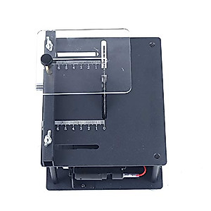 7 Speed Adjustable Table Saw, 3000RPM Woodworking Bench Lathe Cutting Machine DIY Desktop Saw