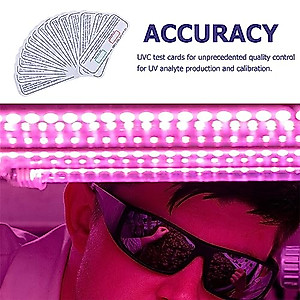 iplusmile UVC Test Strips 12pcs Indoor UVC-UVA Light Identifiers - UVC-UVA Indicator Cards for Home