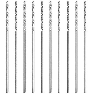 10Pcs Twist Drill Bit, Small Straight Shank Pearl Drilling Machine Tools Hardware 0.75mm for Pearl Beads Punching, Jewelry Processing