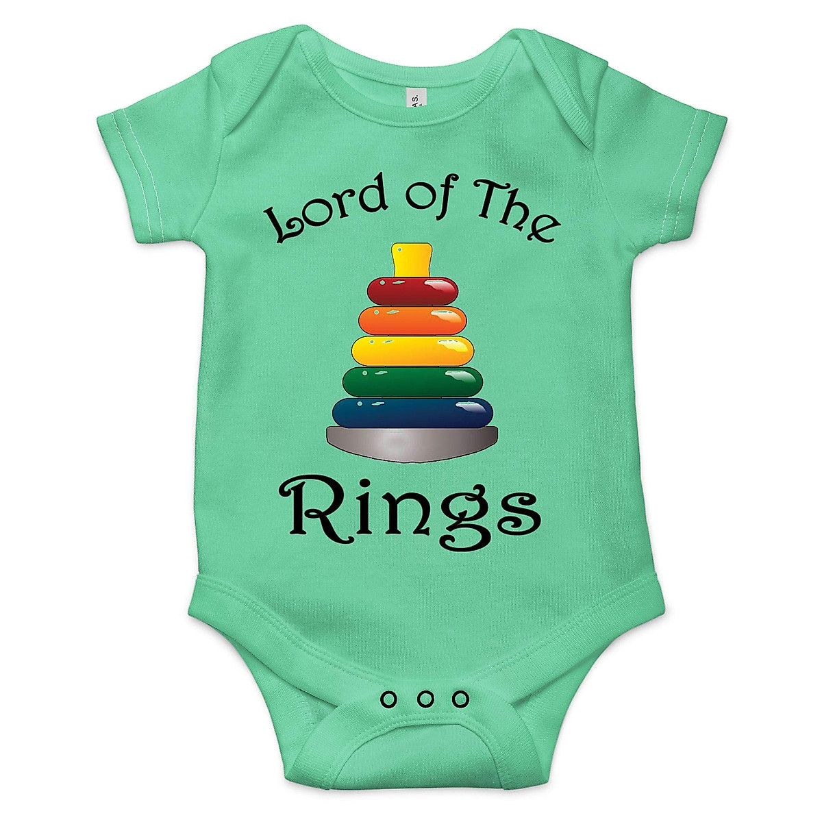Lord of The Rings Cute Funny Bodysuit Newborn Infant Onesie Green