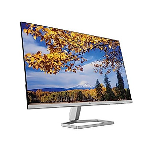 HP M27f Full HD 27 Inch IPS 75Hz Monitor for Laptop Desktop Computer 16:9 Aspect Ratio 300 nits AMD FreeSync Low Blue Light Mode Anti-glare VGA Dual HDMI Ports Tilt Adjustment ENERGY STAR (Renewed)