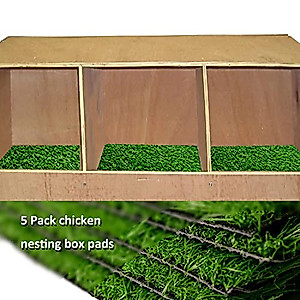 Chicken Nesting Box Pads Washable Chicken Nesting Pad for Chicken Coops Laying Chicken Bedding Hen House Chicken Coop Accessories