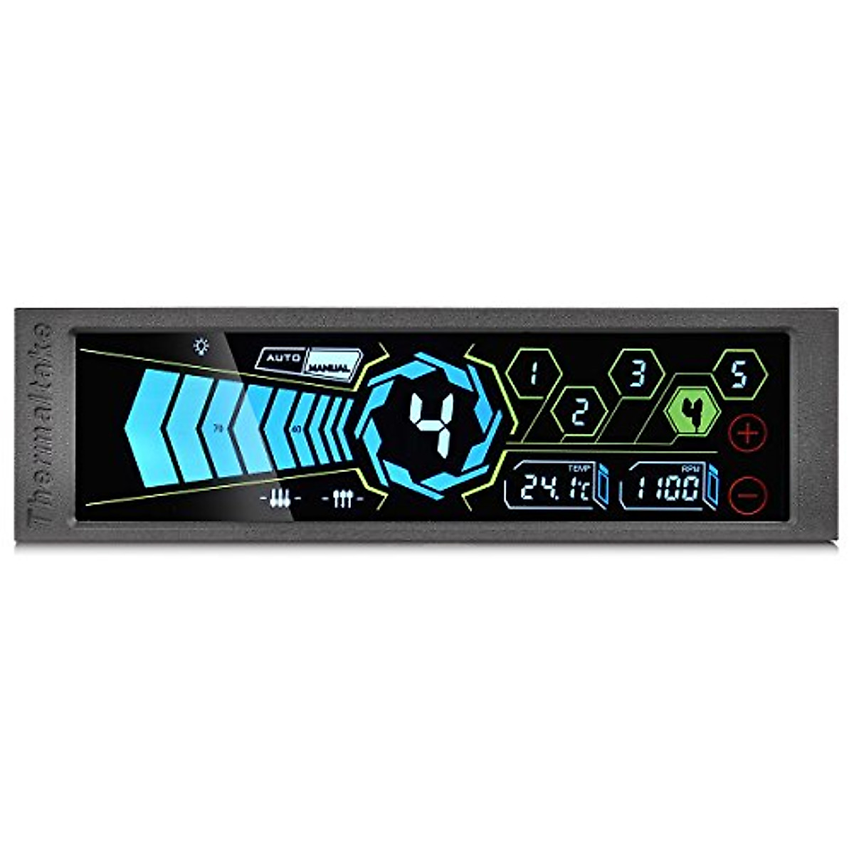 Thermaltake Commander FT Touch Screen 5 Channel Single 5.25" Bay Cooling Fan Controller AC-010-B51NAN-A1