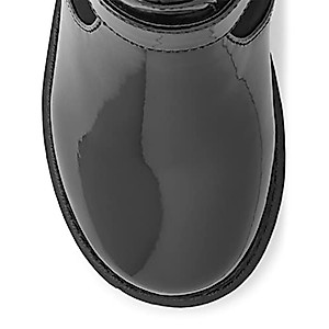 Gymboree, and Toddler Girls Faux Leather Tall Boots,BLACK,3