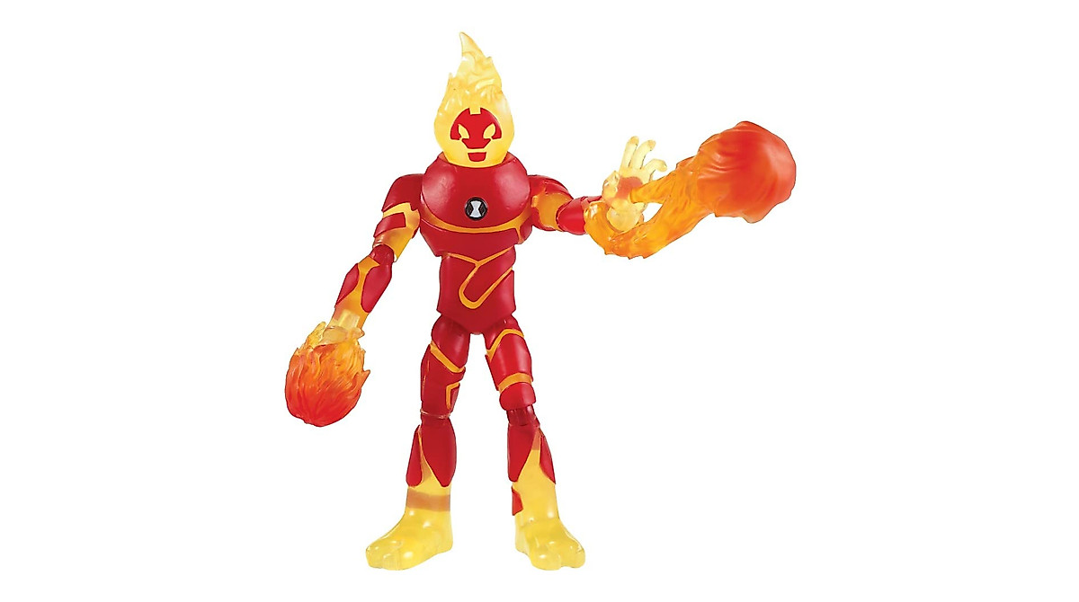 Ben 10 Heatblast Action Figure - Flame Blasting Fun!