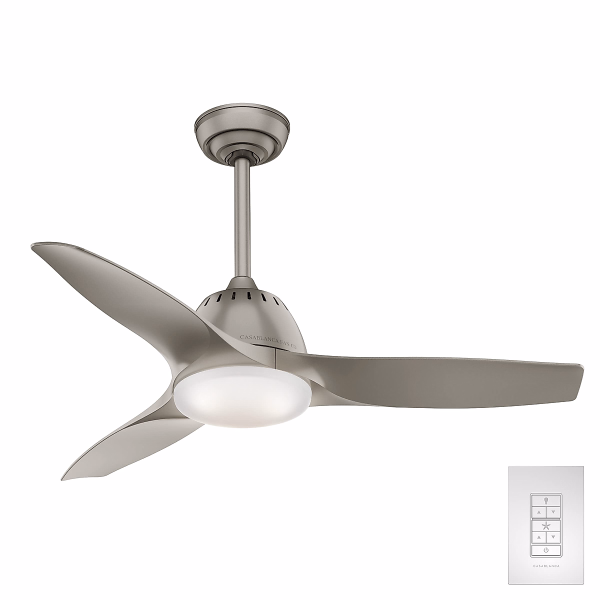 Casablanca Wisp Indoor Ceiling Fan with LED Light and Remote Control