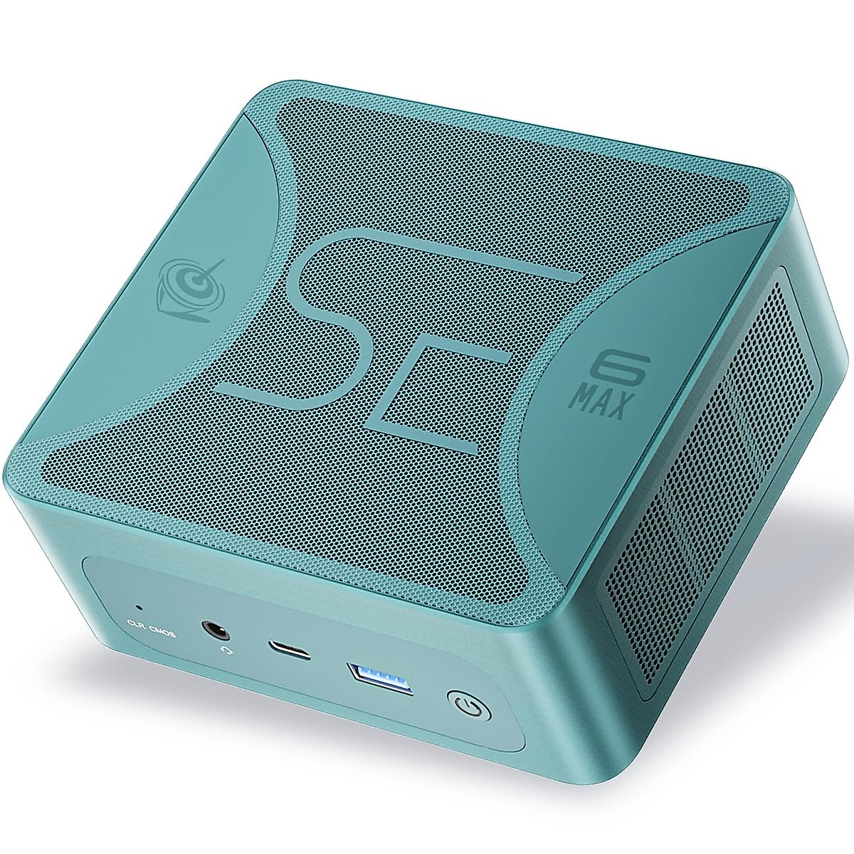 Beelink SER6 MAX Mini PC, Ryzen 7 7735HS (8C/16T, up to 4.75GHz) Mini Computer, AMD Radeon 680M, 32GB DDR5+1TB Micro Desktop, Small Gaming PC Quad Displays HDMI+DP+Dual USB4, 2.5Gbps, WiFi 6+BT5.2
