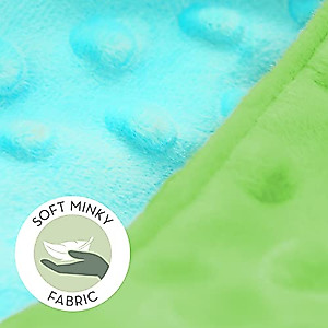 S&T INC. Crinkle Square Sensory Toys for Babies, Baby Crinkle Toys for Infants, Toddlers, Children, Dots Print, 6 Inch x 6 Inch, 2 Pack