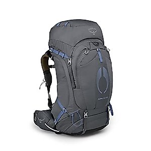 Osprey Aura AG 65L Women's Backpacking Backpack, Tungsten Grey, Medium/Large
