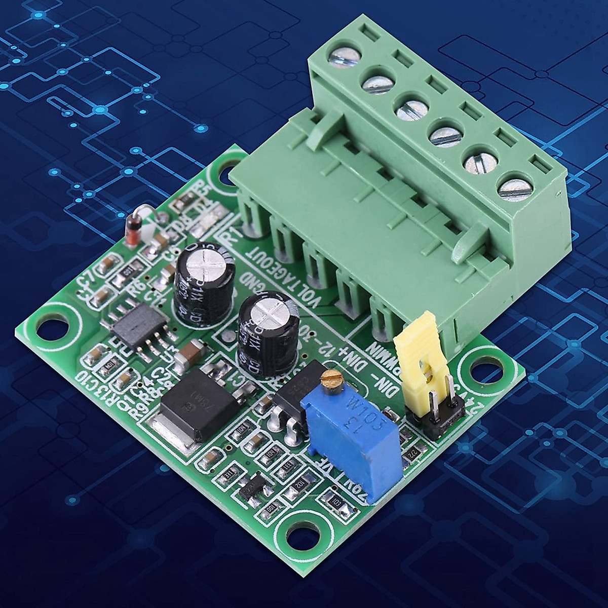 Frequency to Voltage Converter Module,PWM to Voltage Module,Frequency Converter,1-3KHZ 0-10V PWM Signal to Voltage Converter Module Digital Analog Board
