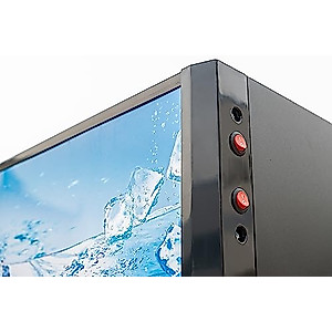 DHPM Commercial Glass 3 Door Display Refrigerator Merchandiser-Upright Beverage Cooler with LED Lighting-56.5 Cu. Ft.110V,Restaurant Kitchen Cafe, 72”28.8”80”, 72”28.8”80”-Black