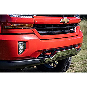 Rough Country Forged Tow Hooks for 2014-2018 Chevy Silverado 1500 | Red - RS134
