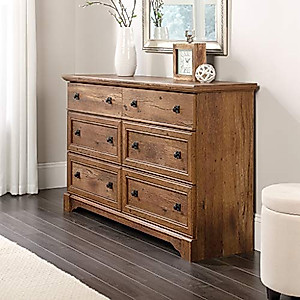 Sauder Palladia Dresser, Vintage Oak finish