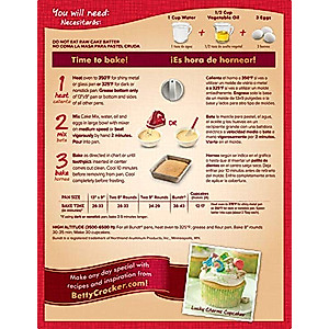 Betty Crocker Delights Super Moist Lemon Cake Mix, 15.25 oz.