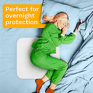 GREEN LIFESTYLE Washable Underpads - Large Bed Pads for use as Incontinence Bed Pads, Reusable Pet Pads, Great for Dogs, Cats, Bunny, Seniors Bed Pad (Pack of 2 - 48x48)