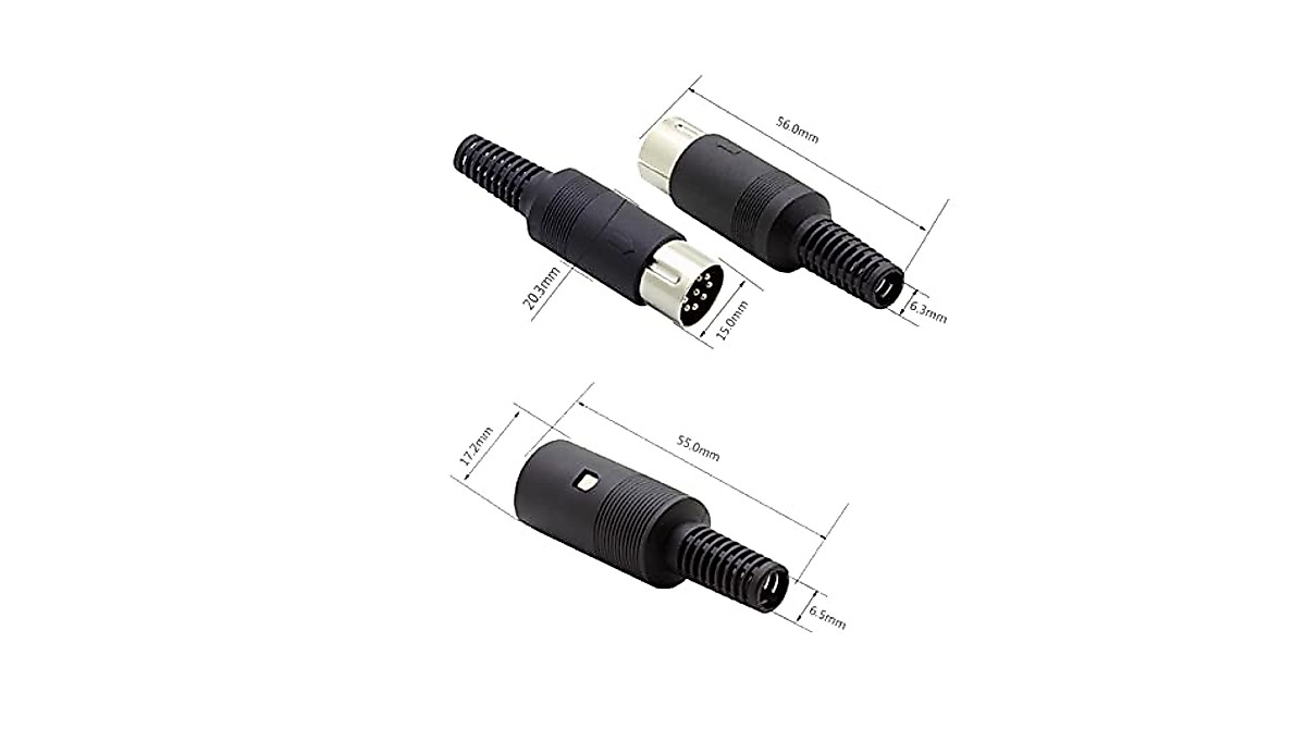 LYLGO DIN 8 Pin Adapter Set for Reliable Audio Video Connections
