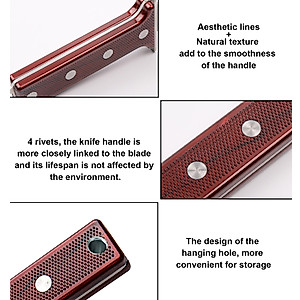 AKAKD Gardening Hori Hori Garden Knife - Gardening Knife,Soil Knife, Serrated Side Weeding Knife,Digging Knife,Garden Knives with Sheath,Full Tang Hori Hori Knife