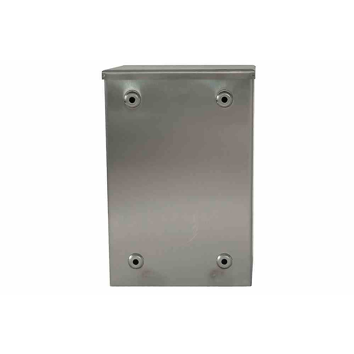 Stainless Steel Enclosure - 24" x 24" x 12" - Flip Cover Lid - Natural Finish - N3R