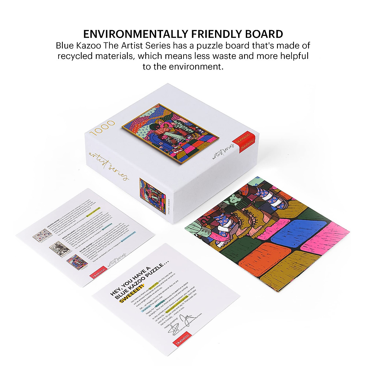 Blue Kazoo The Artist Series - Artfully Designed 1,000-Piece Art Jigsaw Puzzles for Adults Crafted with Premium Puzzle Board and Crisp, Vibrant, and High-Res Imagery