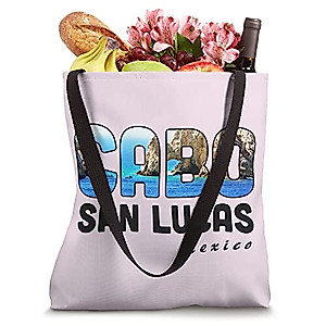Cabo San Lucas Mexico Baja Beach Cliffs Water Swimming Tote Bag