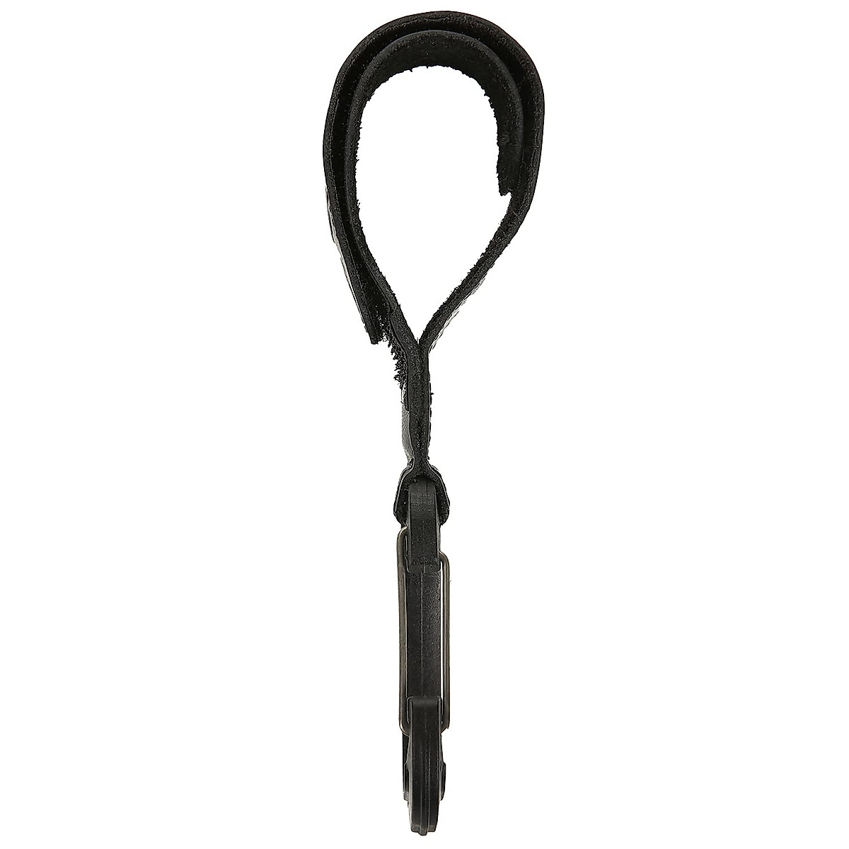 Genuine Leather Stroller Hook by Motheric - baby stroller leather hooks, stroller hooks for diaper bags, Leather Stroller Clips - 2Pcs - stroller bag hook - Black